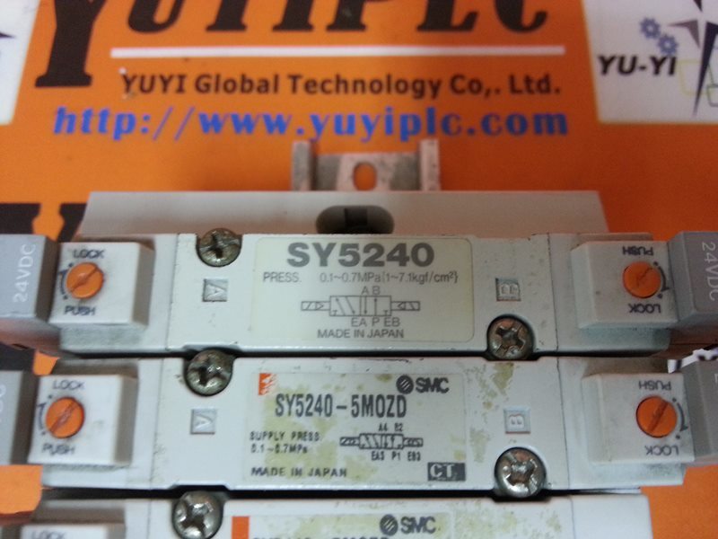 SMC SY5240 / SY5240-5MOZD SOLENOID VALVE - 裕益科技自動化設備可程式編碼器PLC分散式控制系統DCS